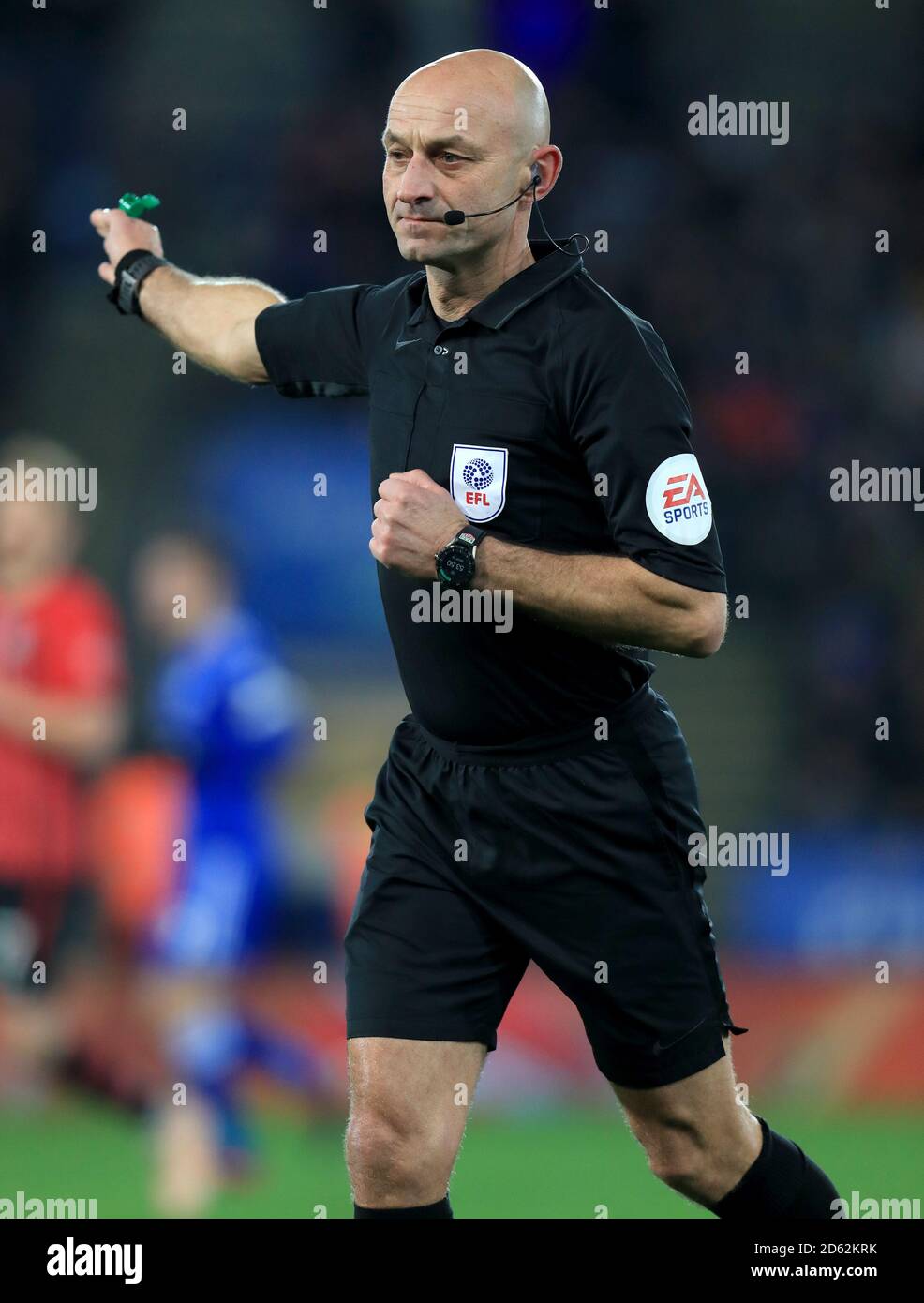 Referee Roger East in action Stock Photo - Alamy