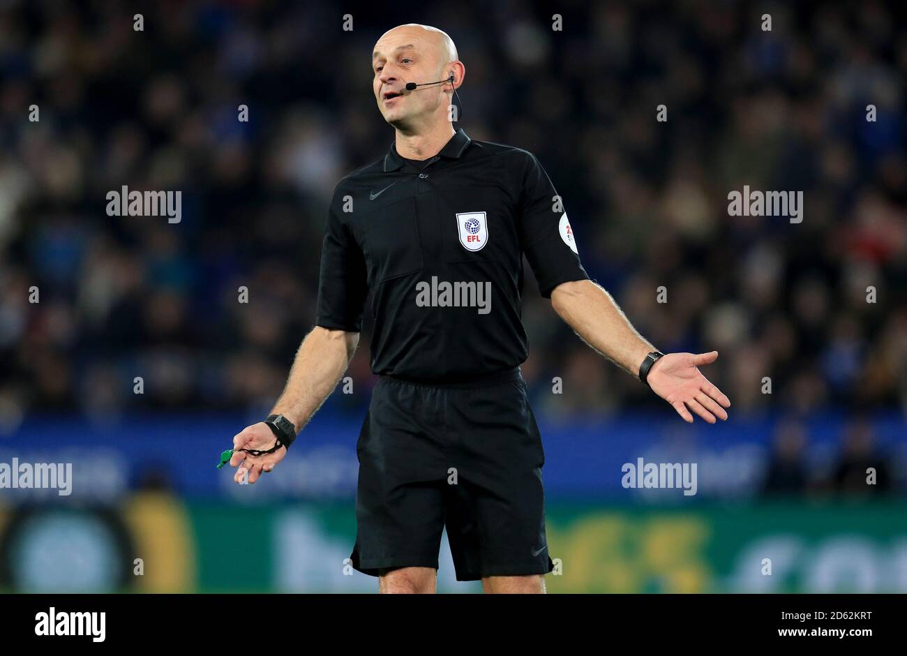 Referee Roger East in action Stock Photo - Alamy