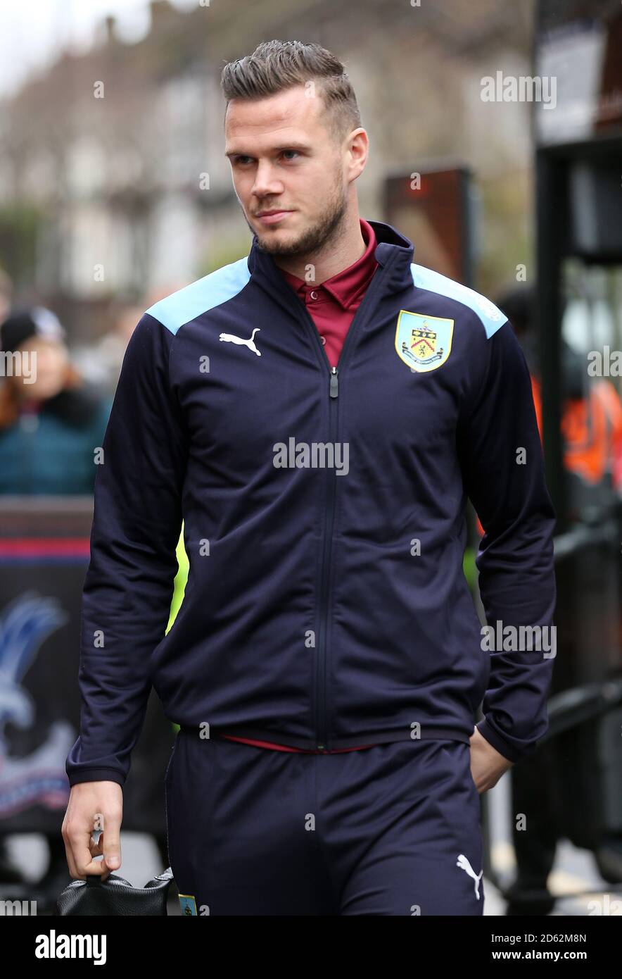 Burnley's Kevin Long Stock Photo - Alamy