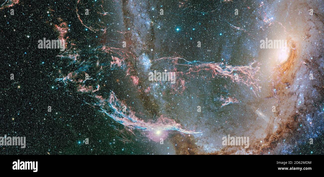 Spiral galaxy. Deep cosmos. Outer space. Elements of this image ...