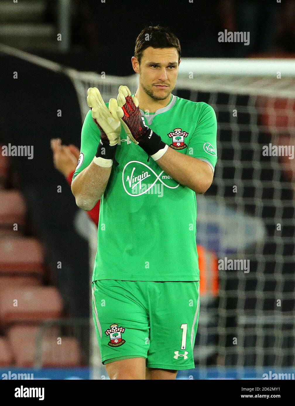 Southampton goalkeeper Alex McCarthy applauds fans after the final ...
