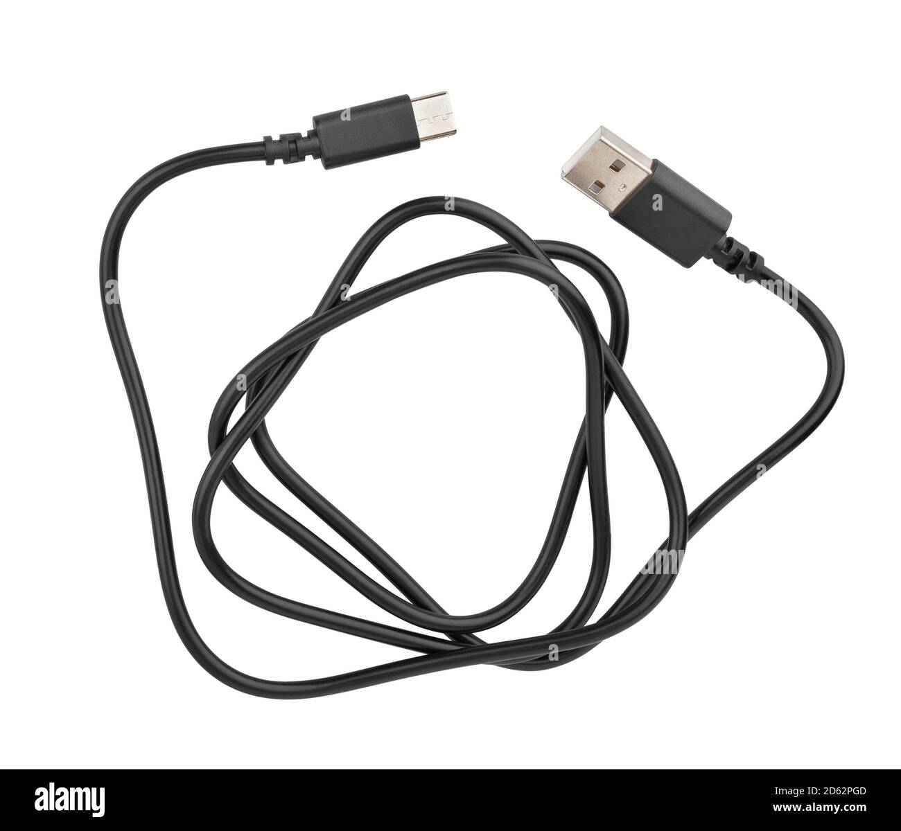 charging cable path isolated on white Stock Photo - Alamy