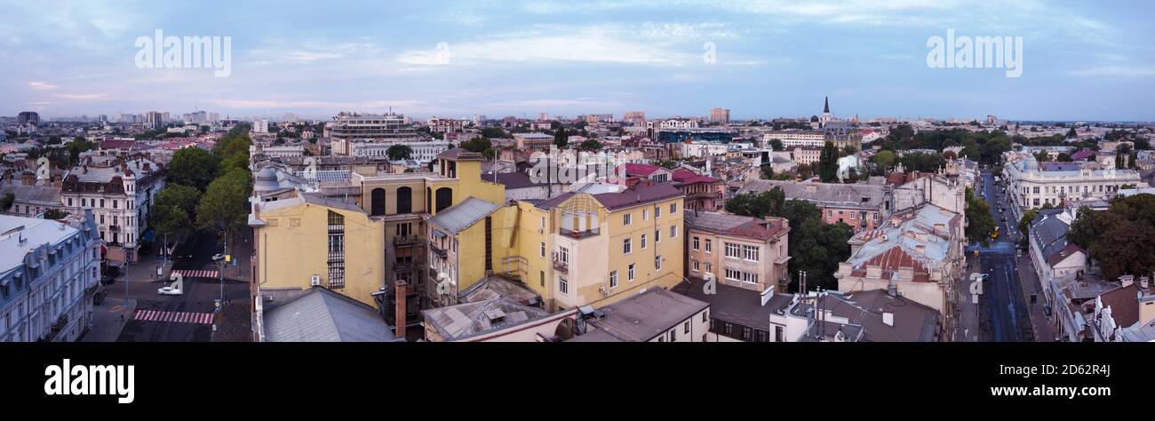 odessa ukraine downtown buildings skyline panorama Stock Photo - Alamy