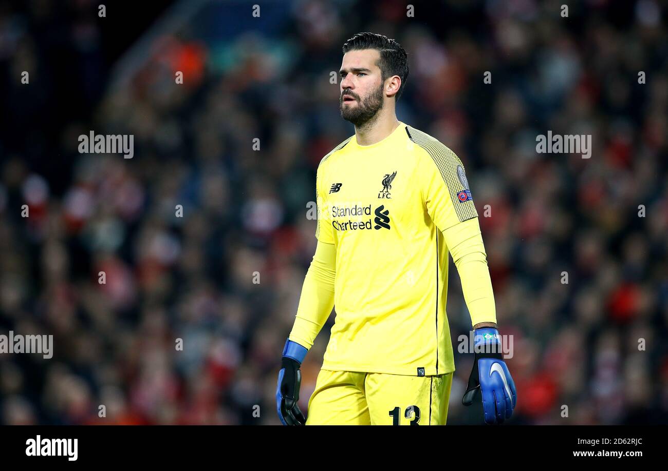 Liverpool goalkeeper Alisson Becker Stock Photo - Alamy