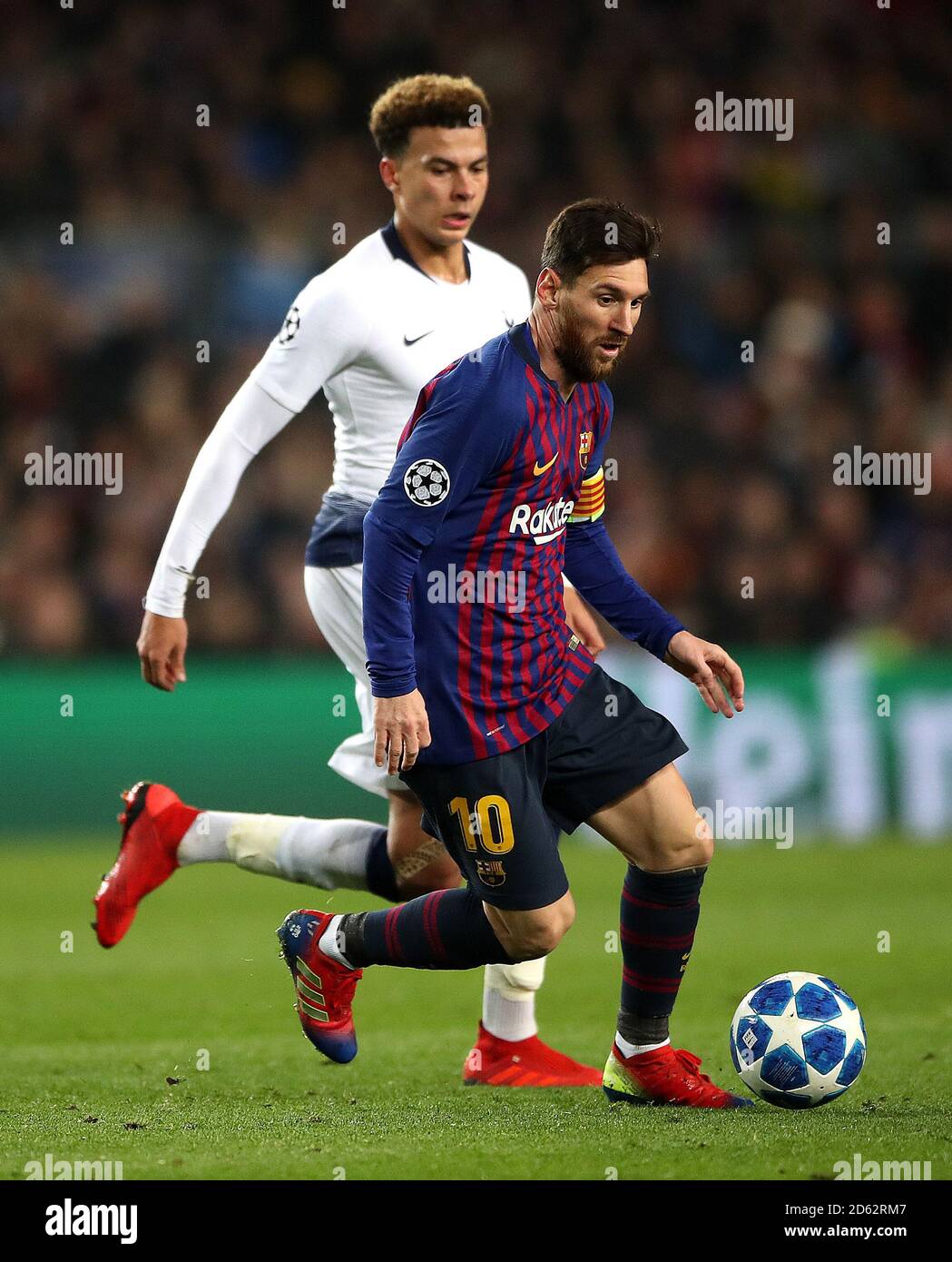 Barcelona's Lionel Messi in action Stock Photo - Alamy