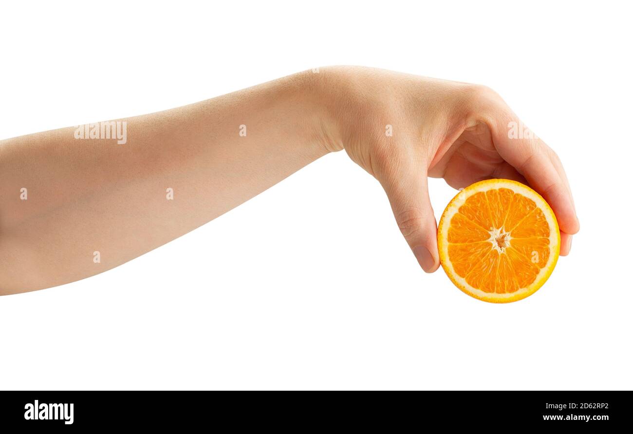 Fruit Being Squeezed