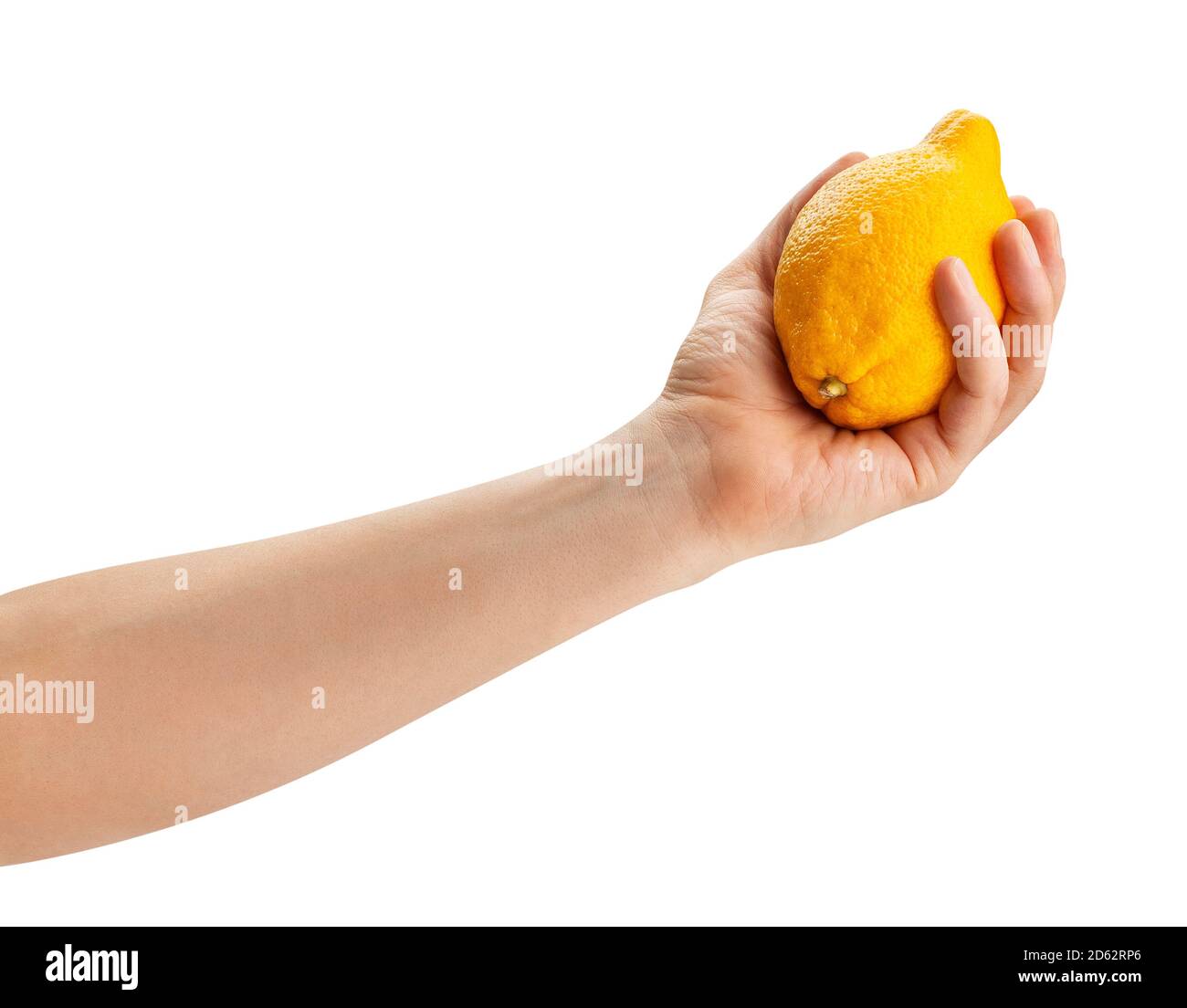Hand holding lemon hi-res stock photography and images - Alamy