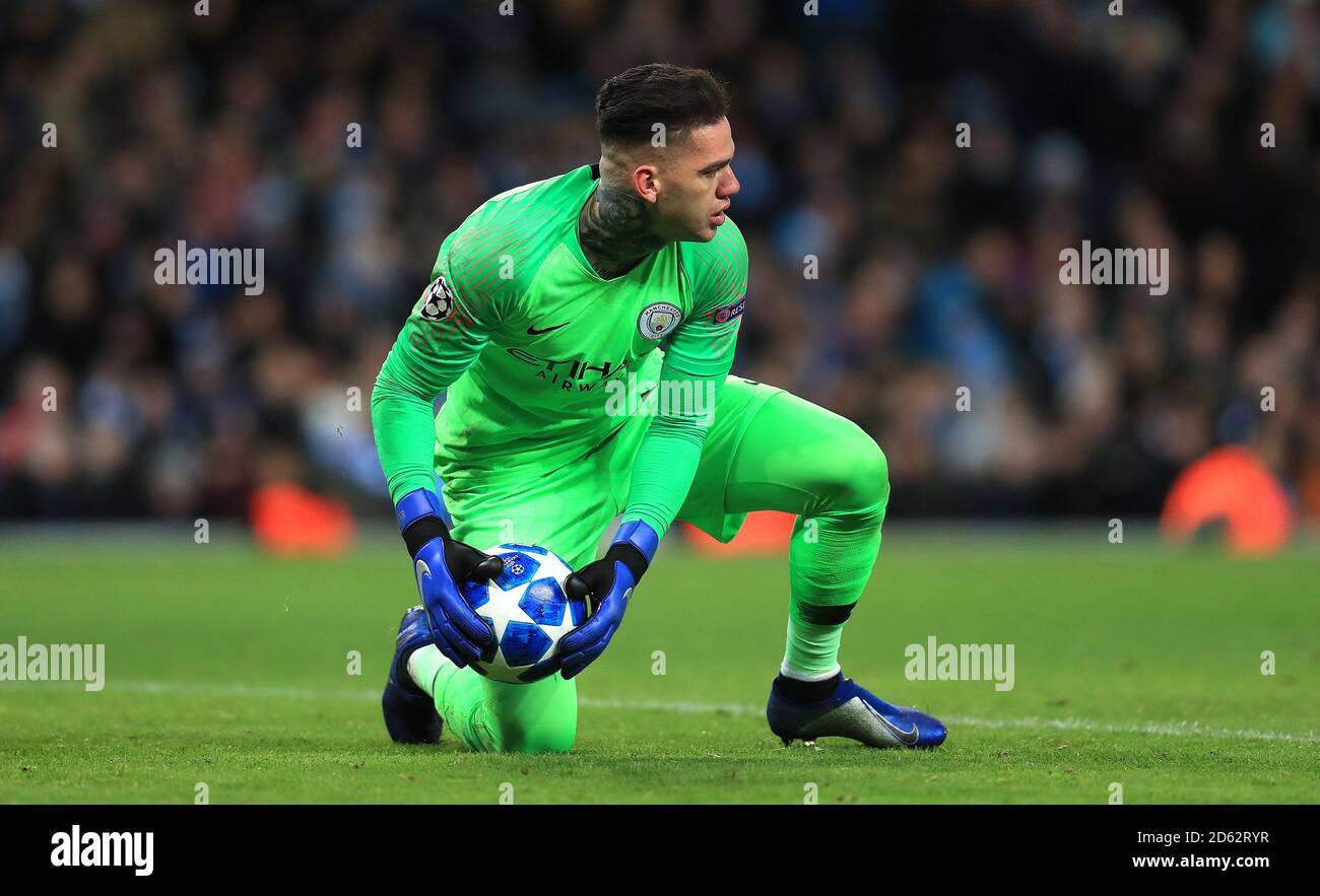 Manchester City goalkeeper Ederson Stock Photo - Alamy