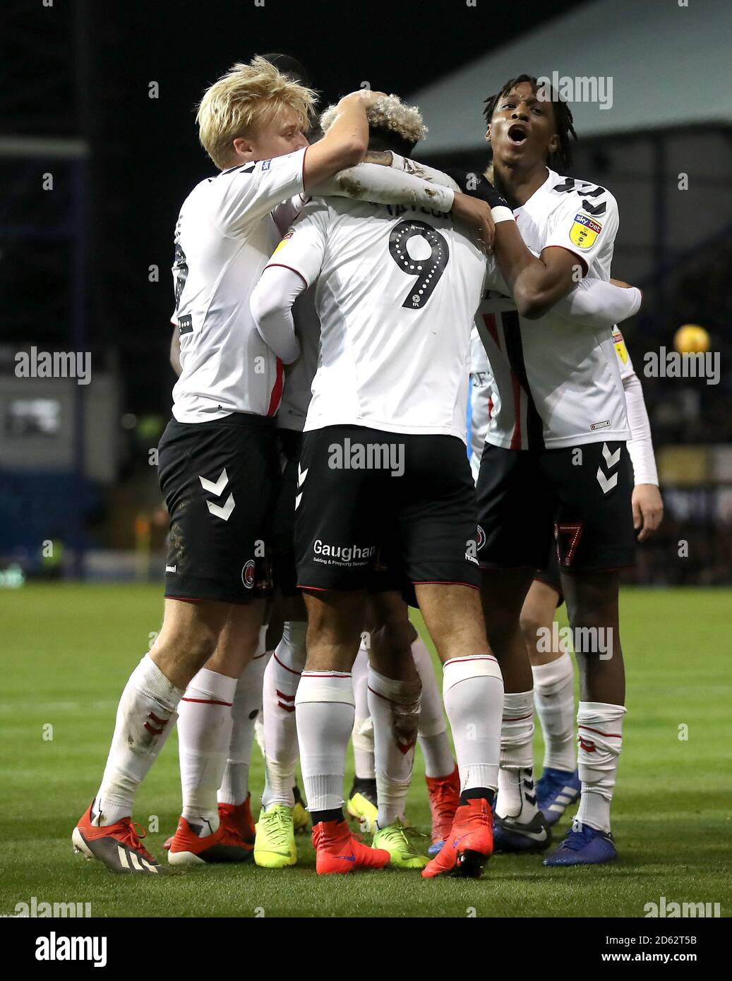 Charlton Athletic's Karlan Ahearne-Grant (not pictured) celebrates ...