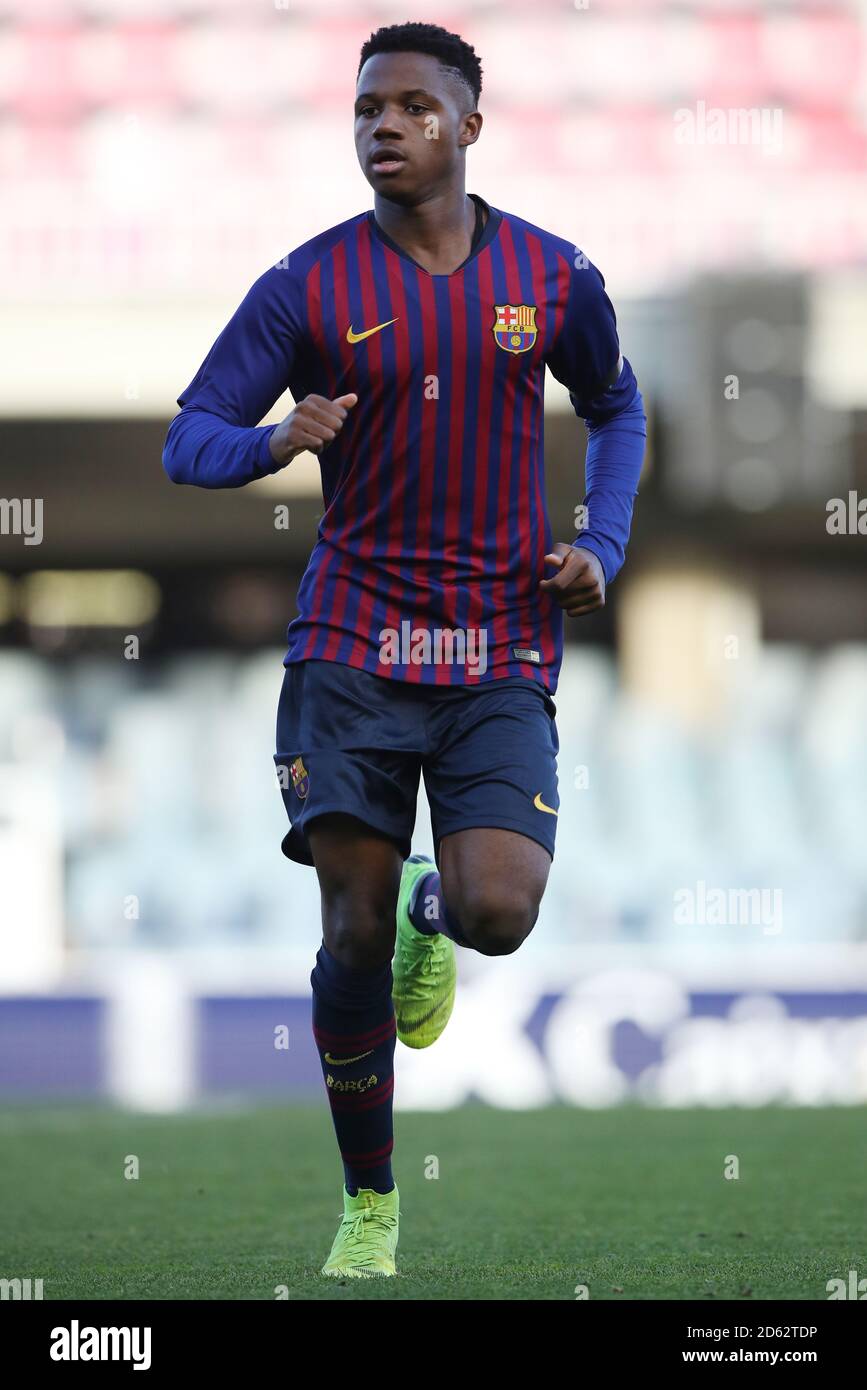 Barcelona's Anssumane Fati Stock Photo - Alamy