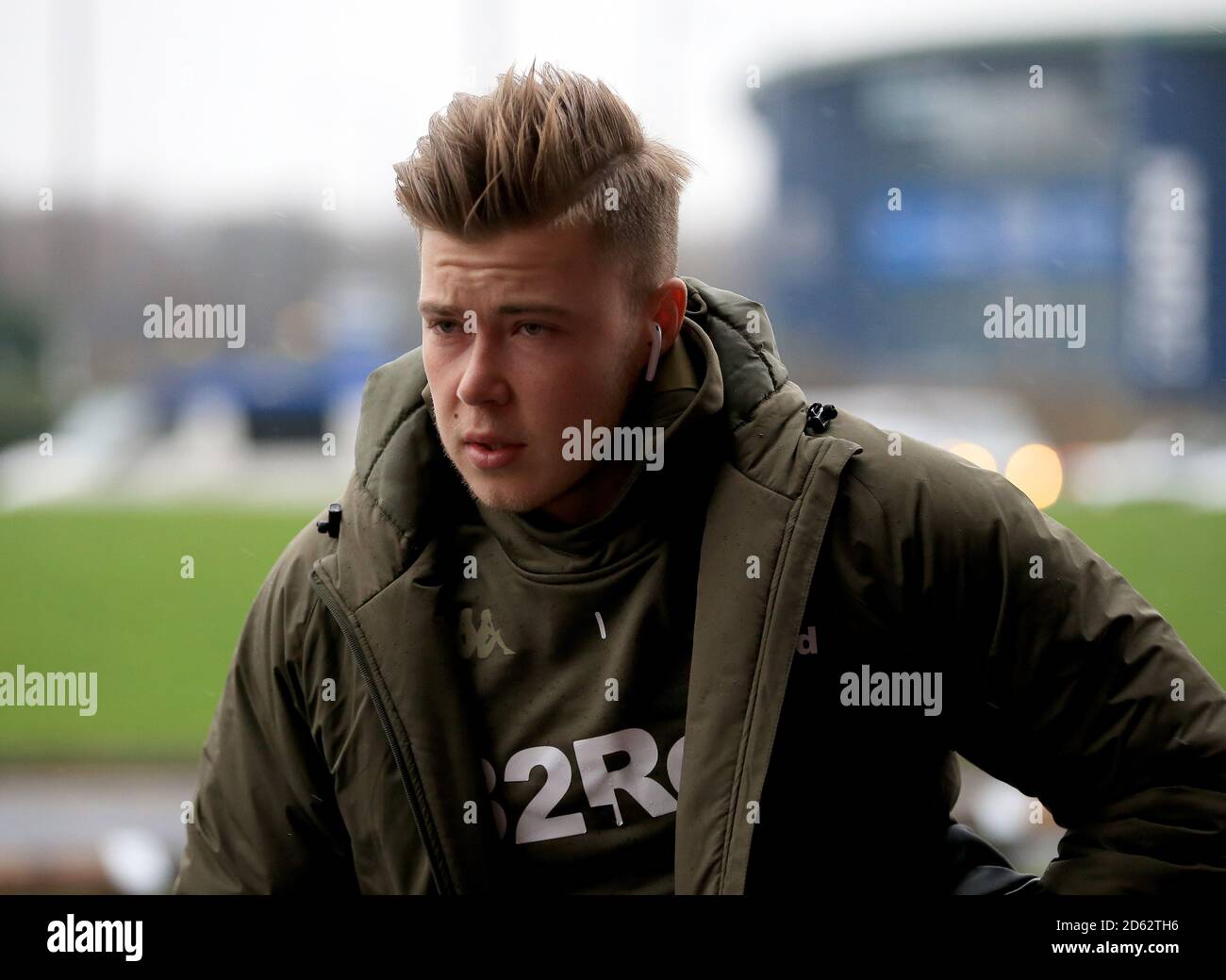 Leeds United goalkeeper Bailey Peacock-Farrell makes his way into the ...