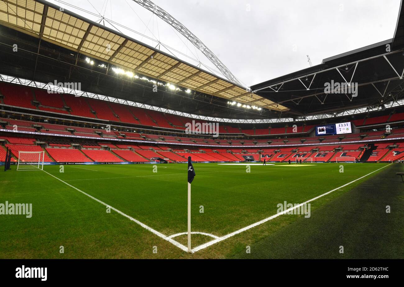 A general view of the pitch at Wembley Stock Photo - Alamy