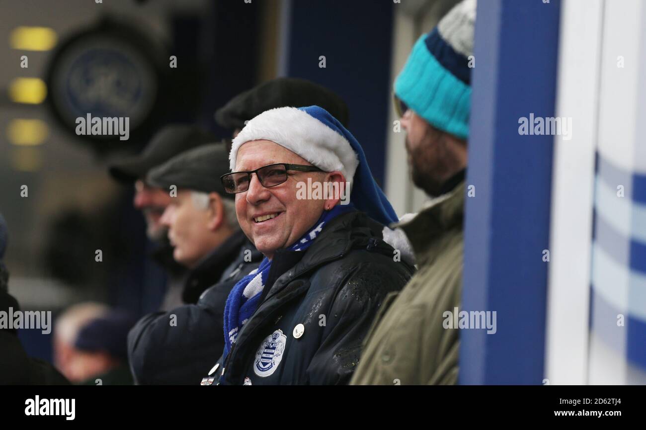 Queens Park Rangers fans outside Loftus Road ahead to the game against ...