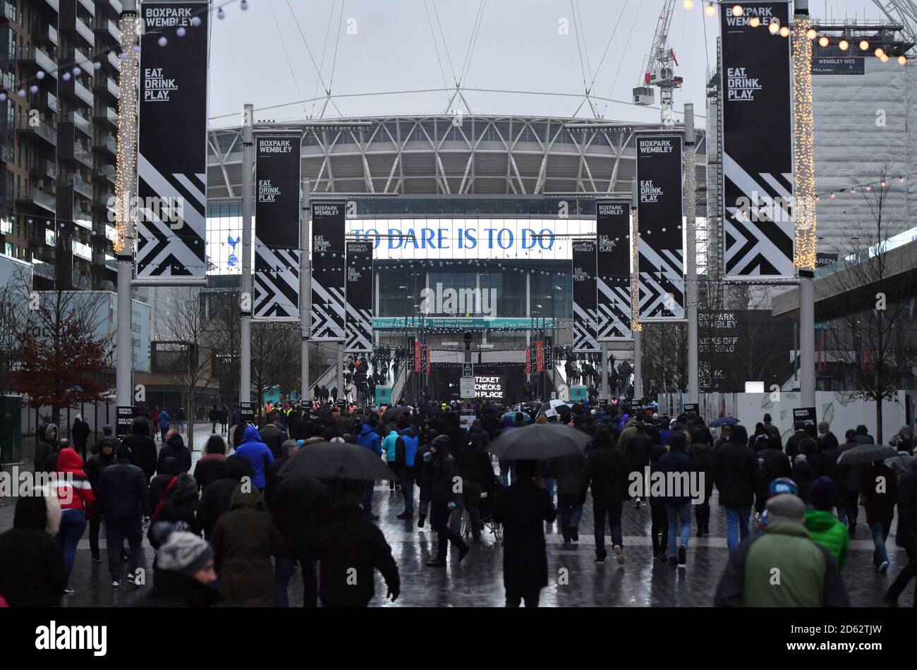 A general view of Wembley Way Stock Photo - Alamy
