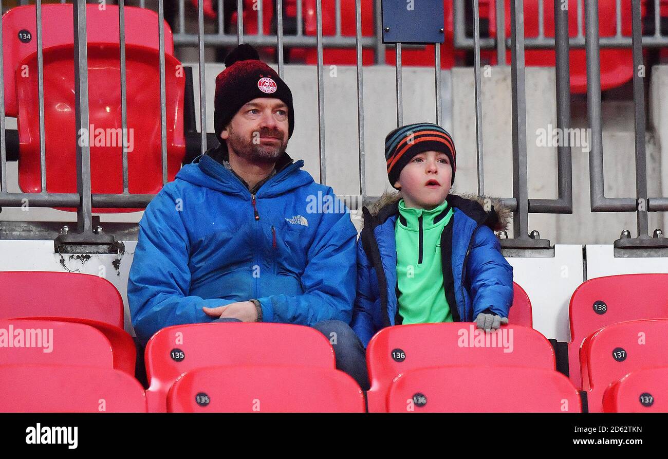 Fans in the stands Stock Photo - Alamy