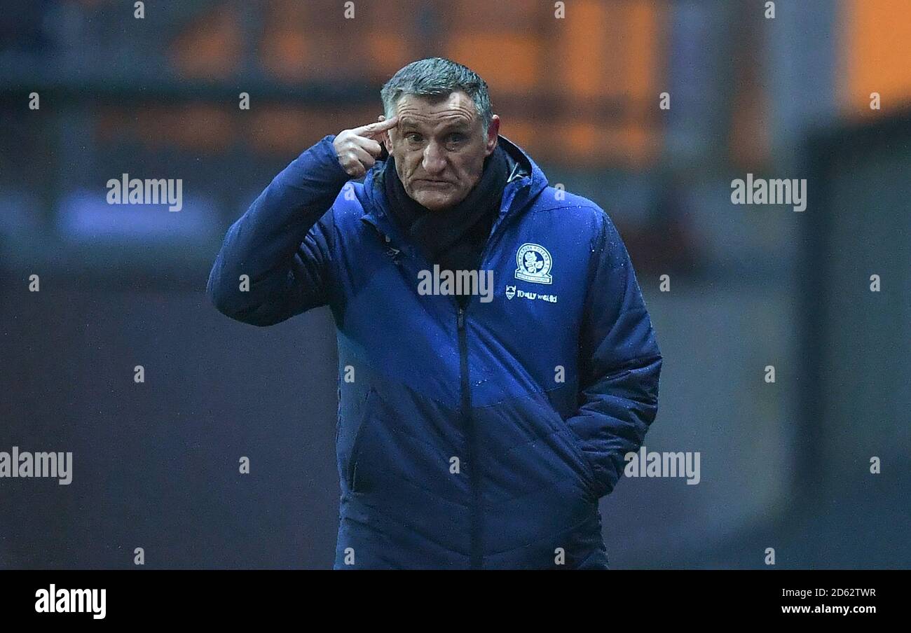 Blackburn Rovers' Manager Tony Mowbray Stock Photo - Alamy