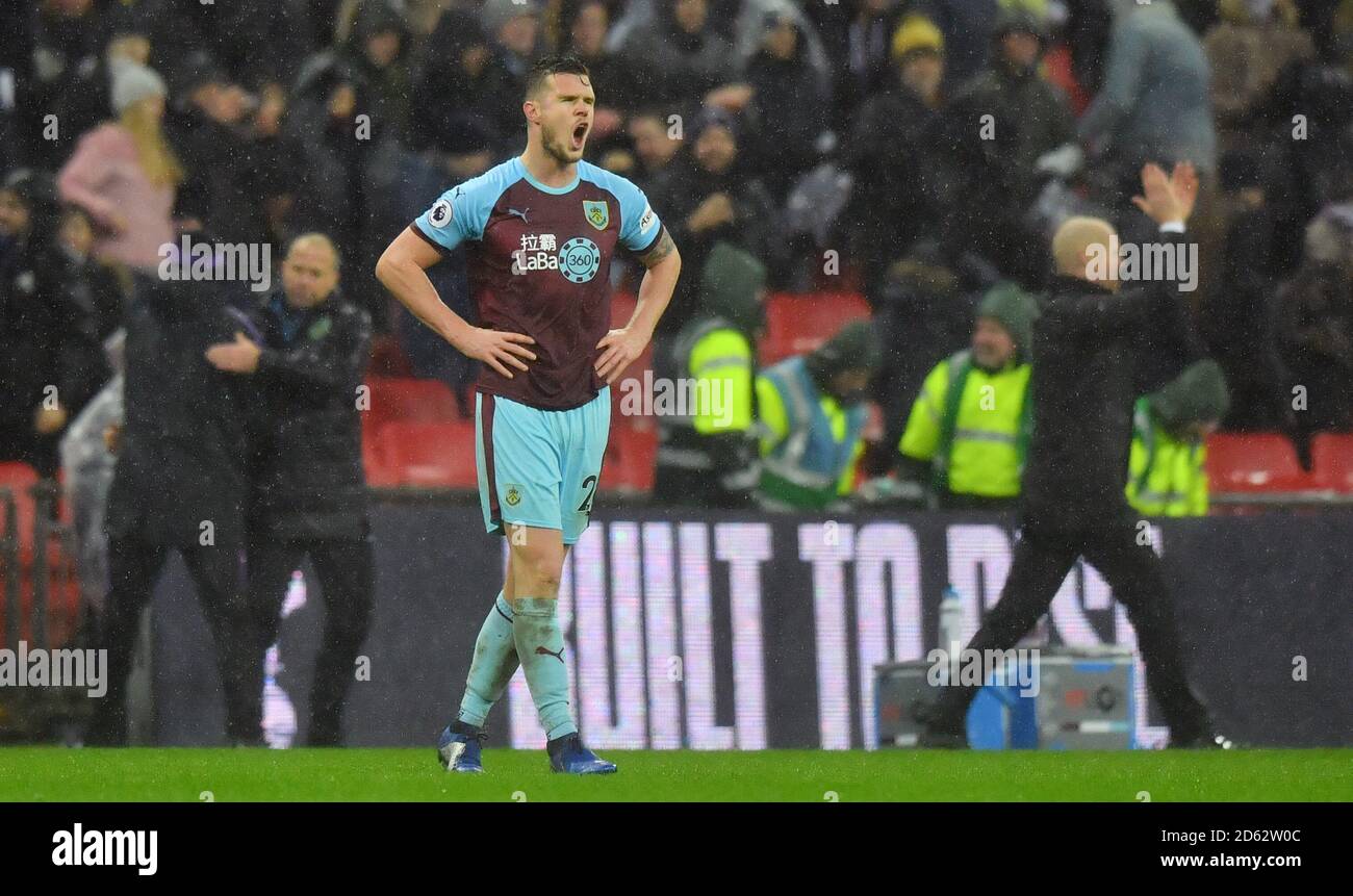 Burnley's Kevin Long Stock Photo - Alamy