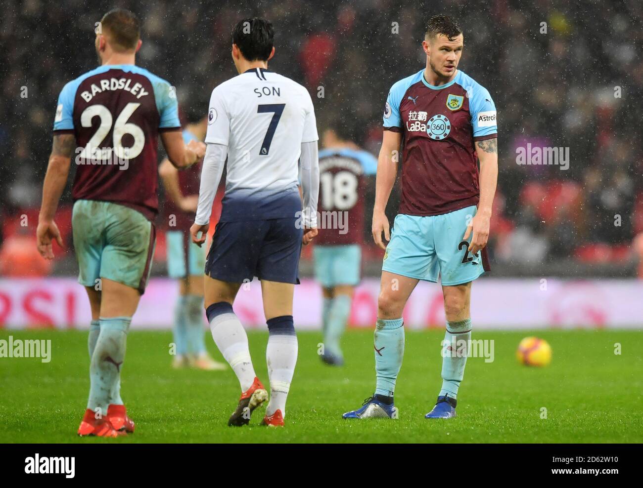 Burnley's Kevin Long reacts after the final whistle Stock Photo - Alamy
