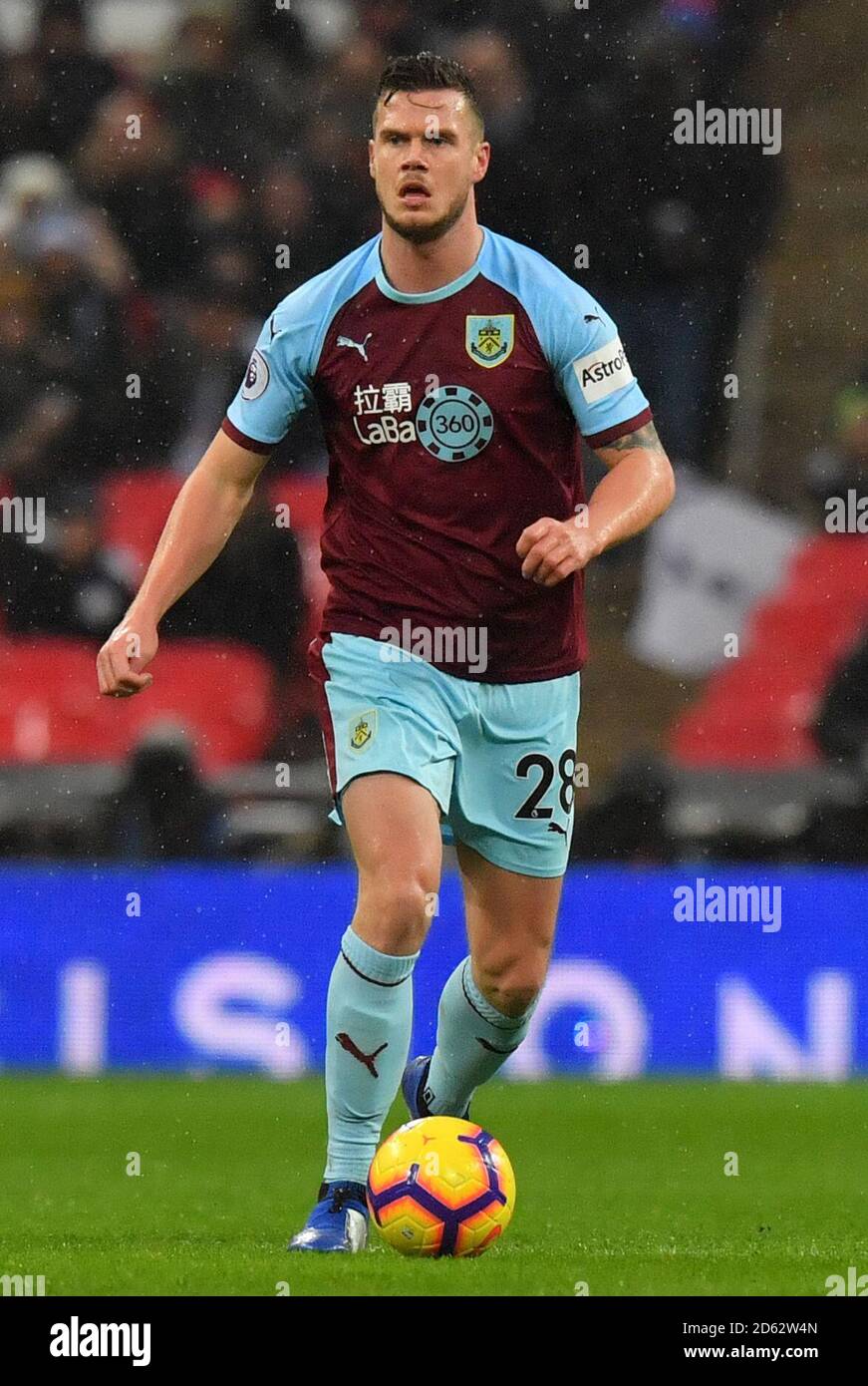 Burnley's Kevin Long Stock Photo - Alamy