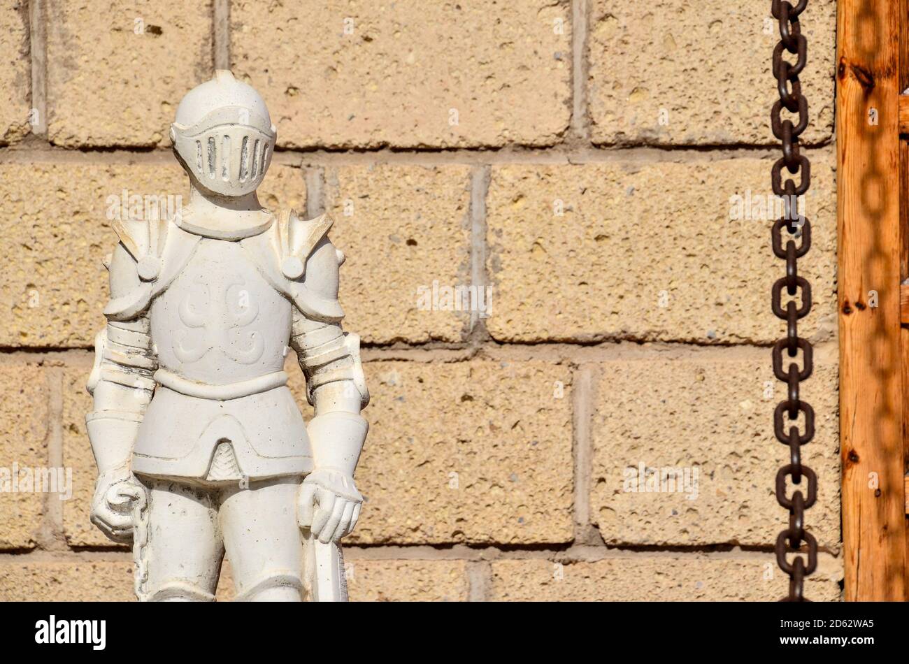 Statue of a Medieval Knight Stock Photo - Alamy