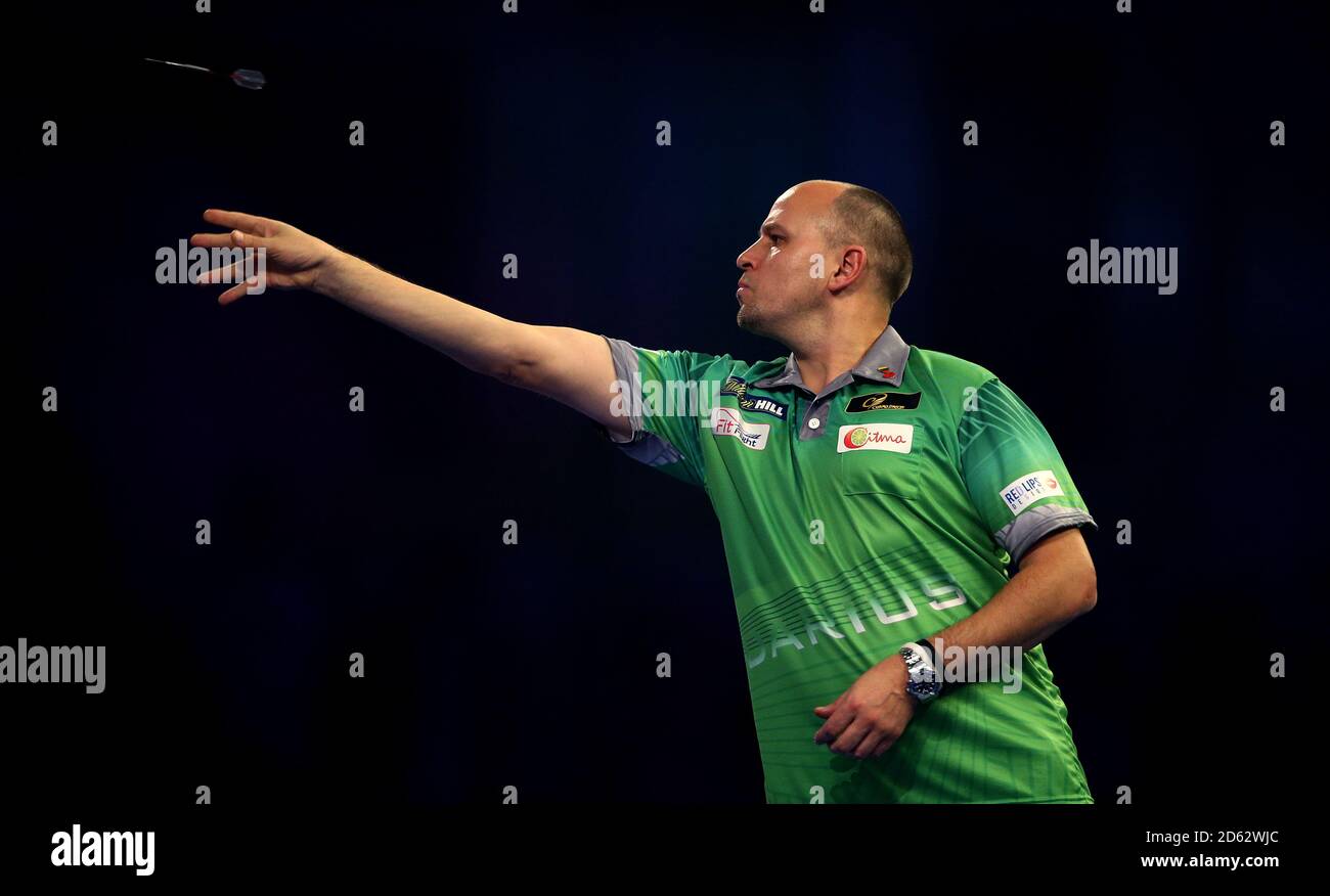 Darius Labanauskas during day five of the William Hill World Darts ...
