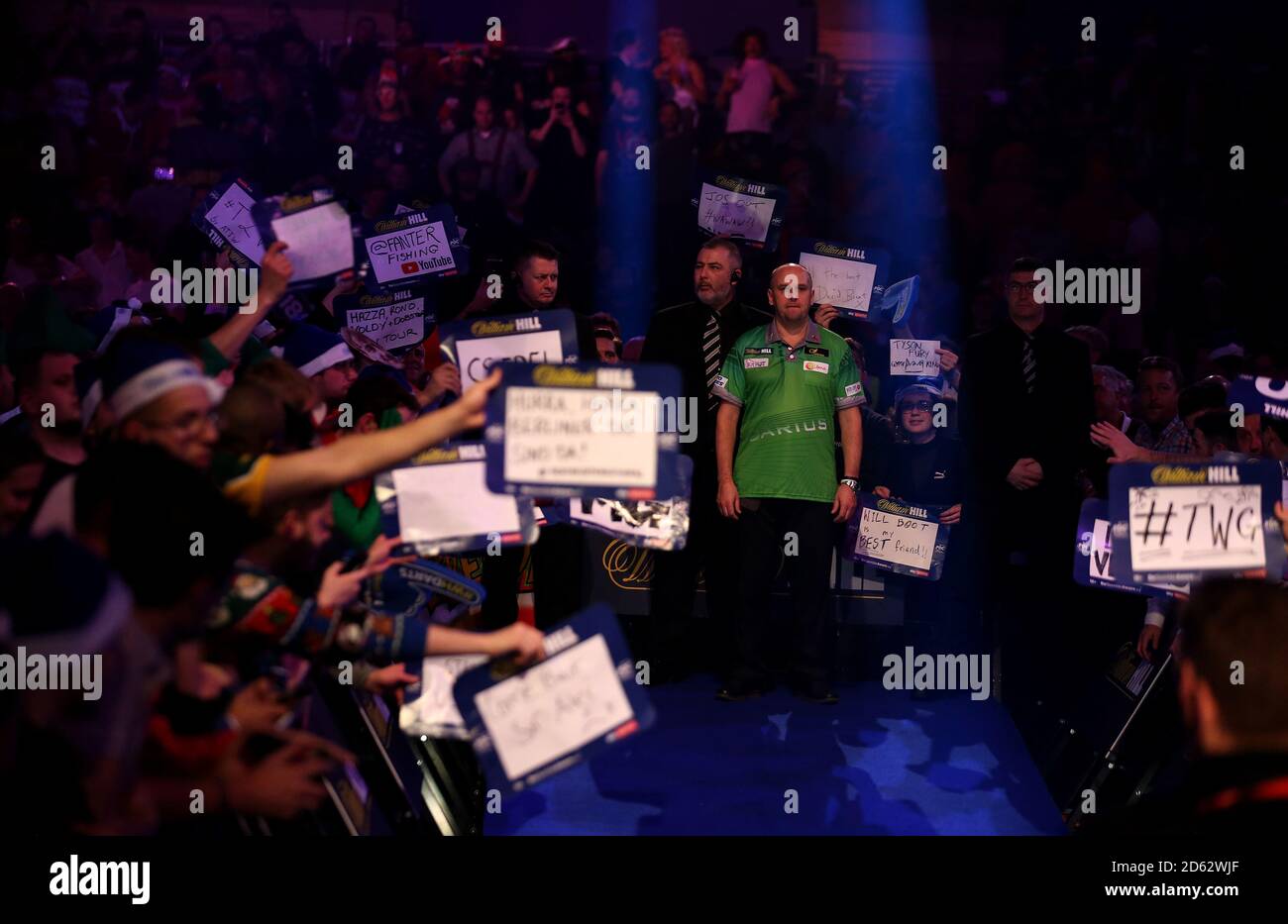 Darius Labanauskas during the walk on during during day five of the ...