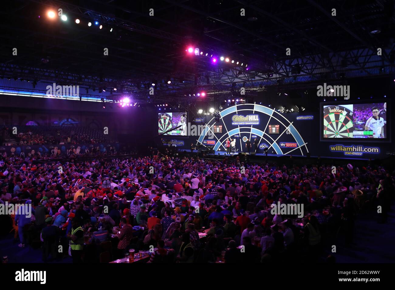 A general view of the Darts Arena during day six of the William Hill ...