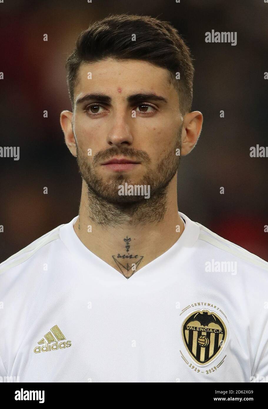 Valencia's Cristiano Piccini Stock Photo - Alamy