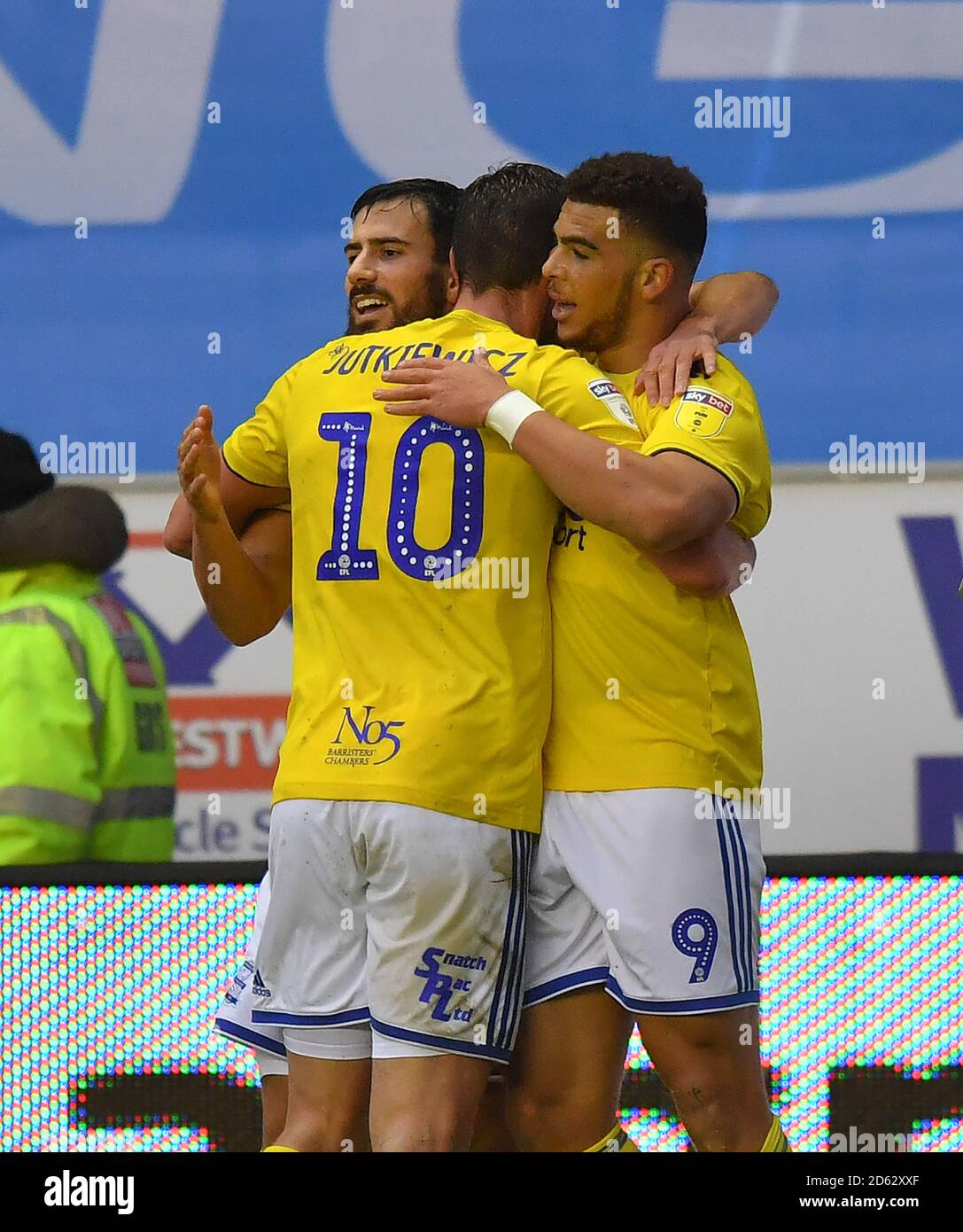 Birmingham City's Che Adams celebrates scoring his team's opening goal ...