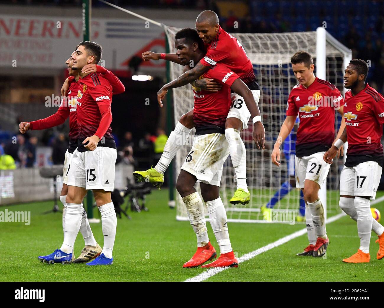 Manchester united celebrate their win hi-res stock photography and ...