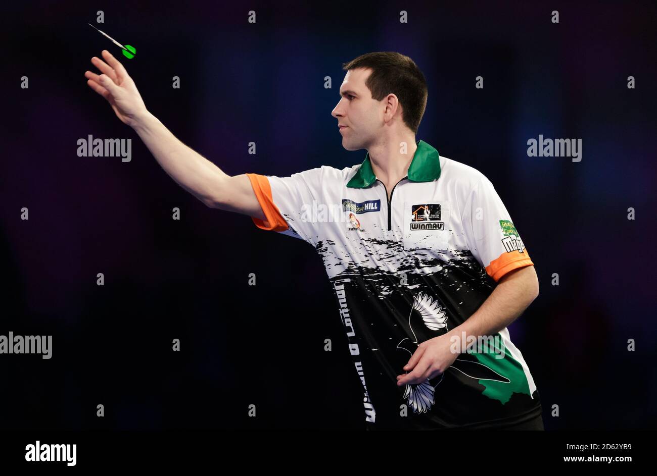 William O'Connor during his match against Ryan Searle during day ten of ...