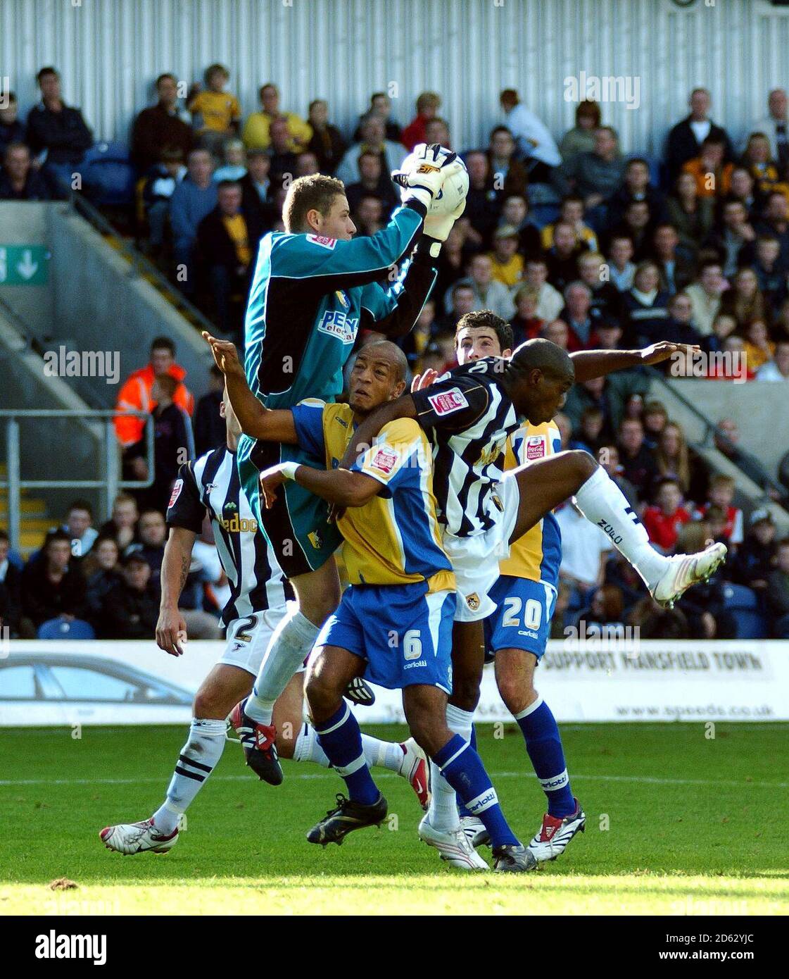 Mansfield Town's goalkeeper Jason White in action Stock Photo - Alamy