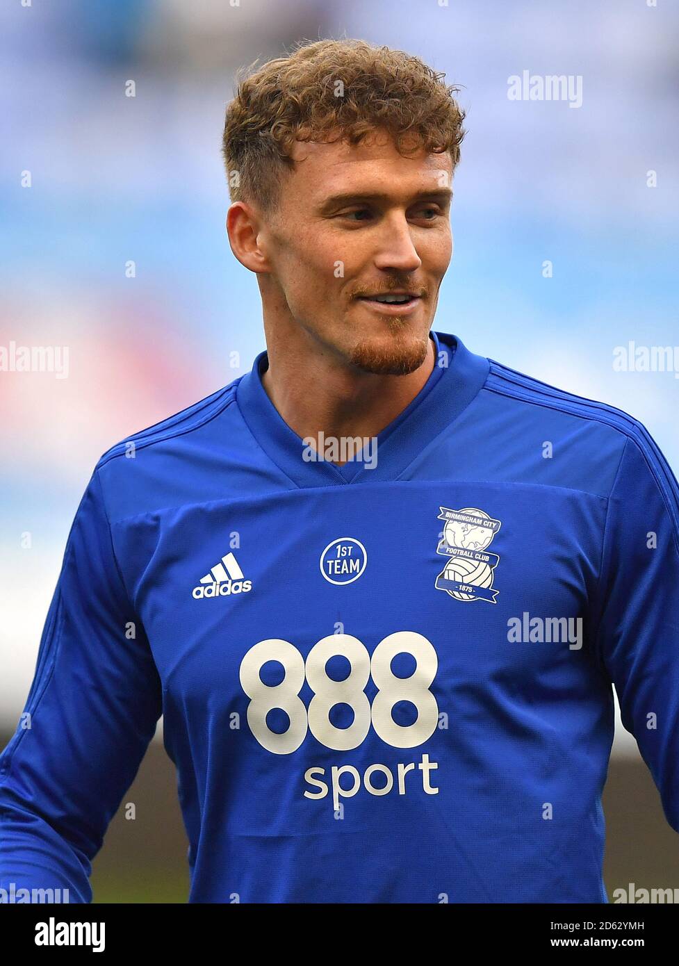 Birmingham City's Dan Scarr warming up before the game Stock Photo - Alamy