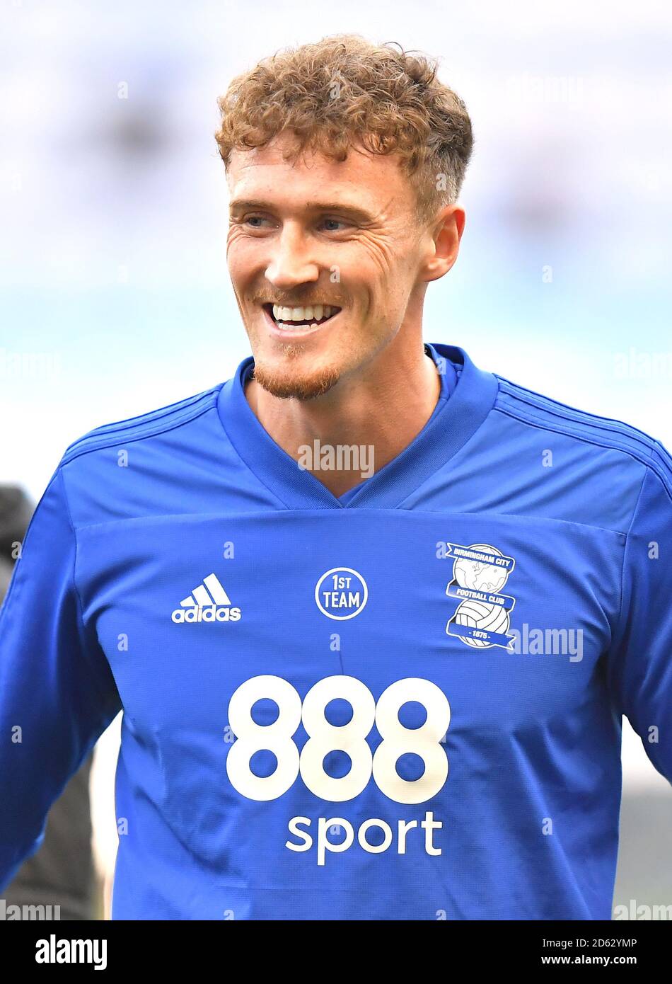 Birmingham City's Dan Scarr warming up before the game Stock Photo - Alamy