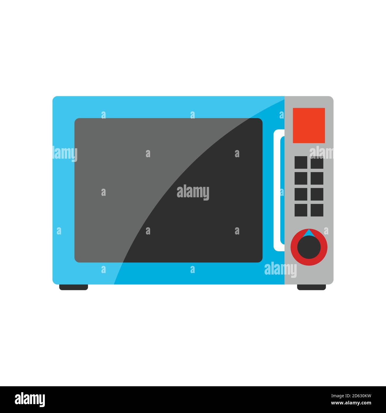Stylized illustration of microwave oven Stock Vector Image & Art - Alamy