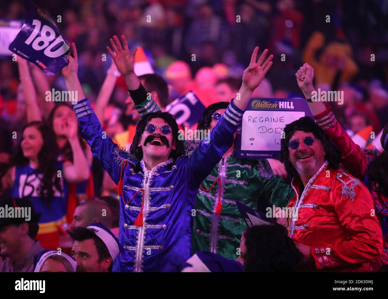Darts fans during the William Hill World Darts Championship Stock Photo ...