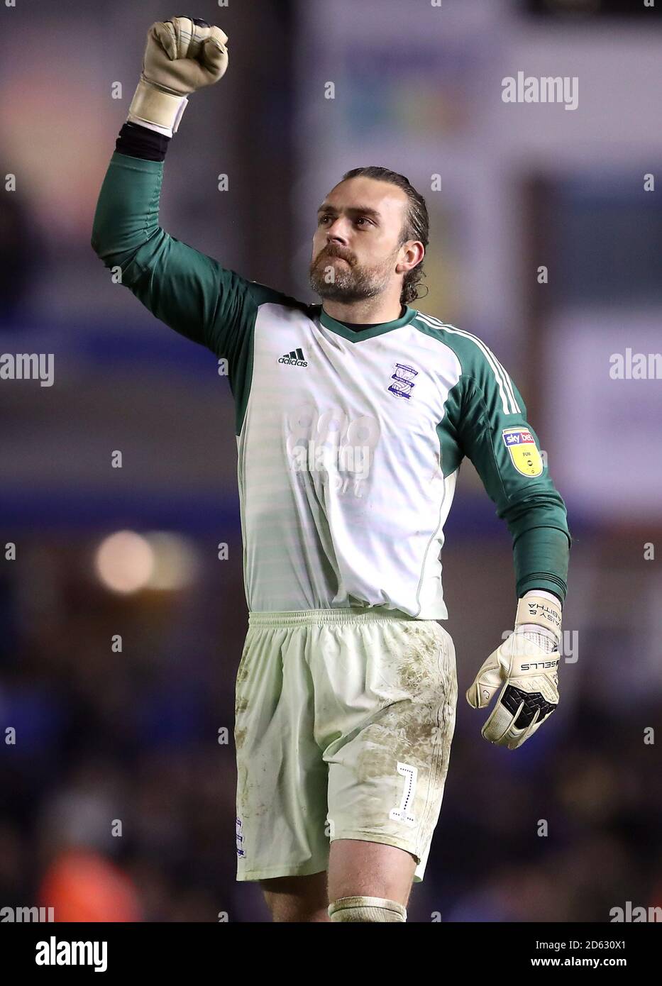 Birmingham City goalkeeper Lee Camp celebrates after the final whistle ...