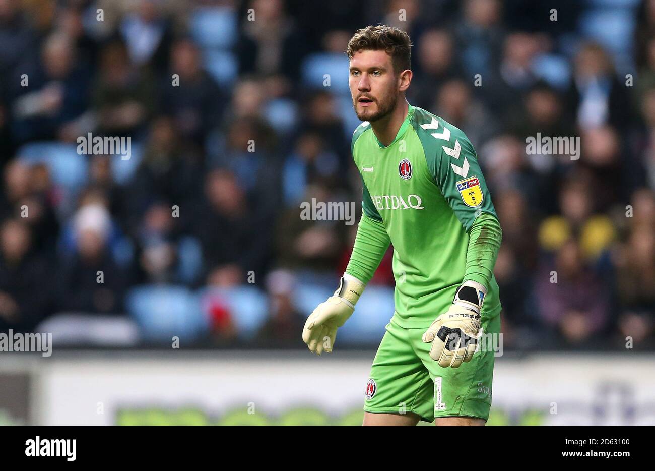 Charlton Athletic goalkeeper Jed Steer Stock Photo - Alamy