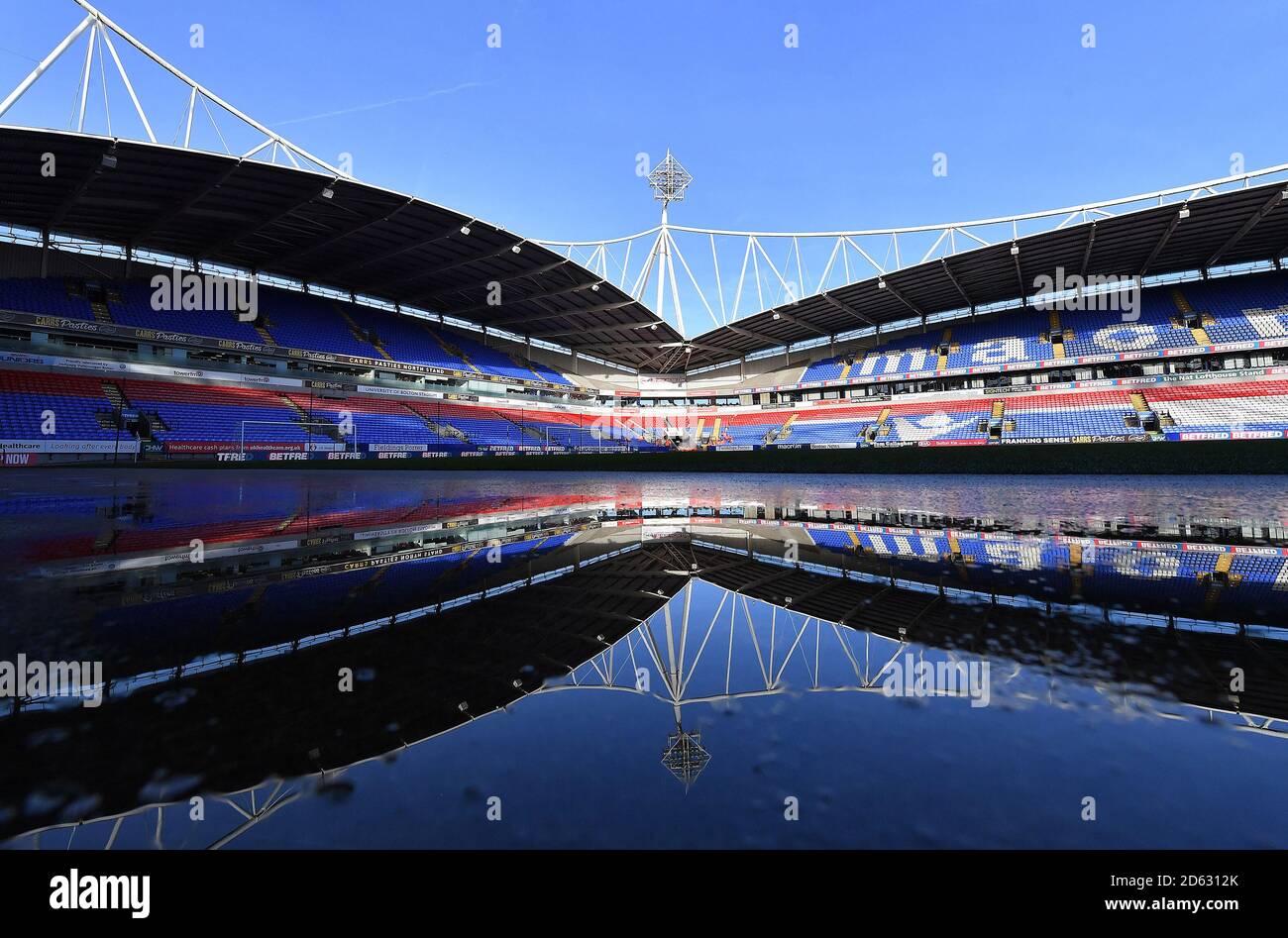 A general view of the University of Bolton Stadium, home of Bolton ...
