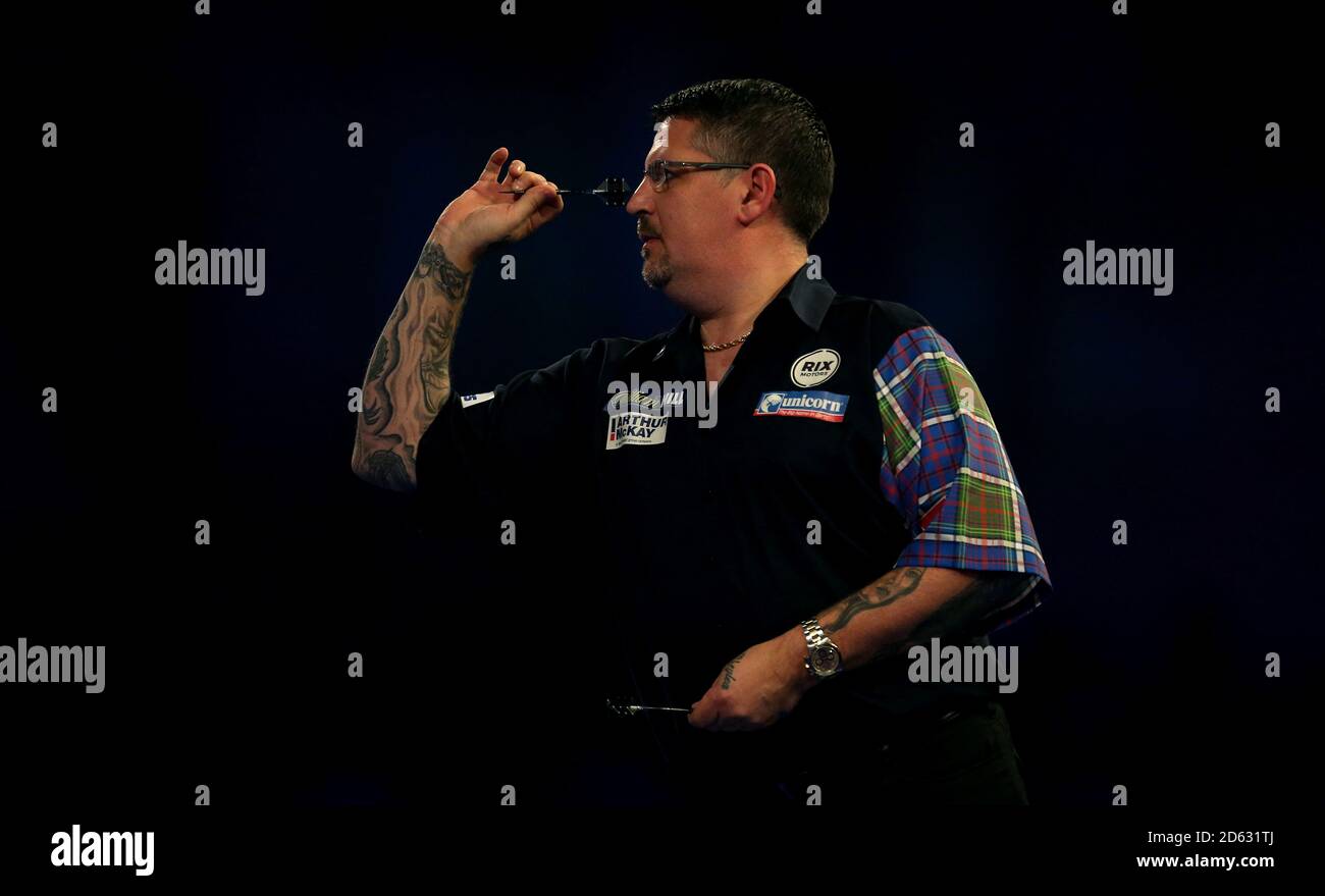 Gary Anderson during day fifteen of the William Hill World Darts ...