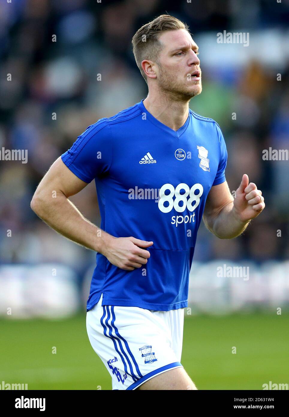Birmingham City's Michael Morrison during the pre-match warm up before ...