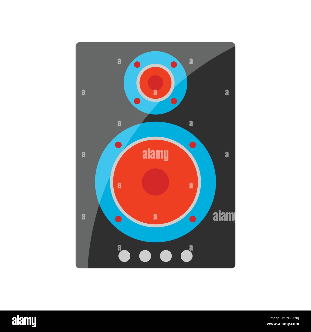 Audio speaker device music Stock Vector Images - Alamy