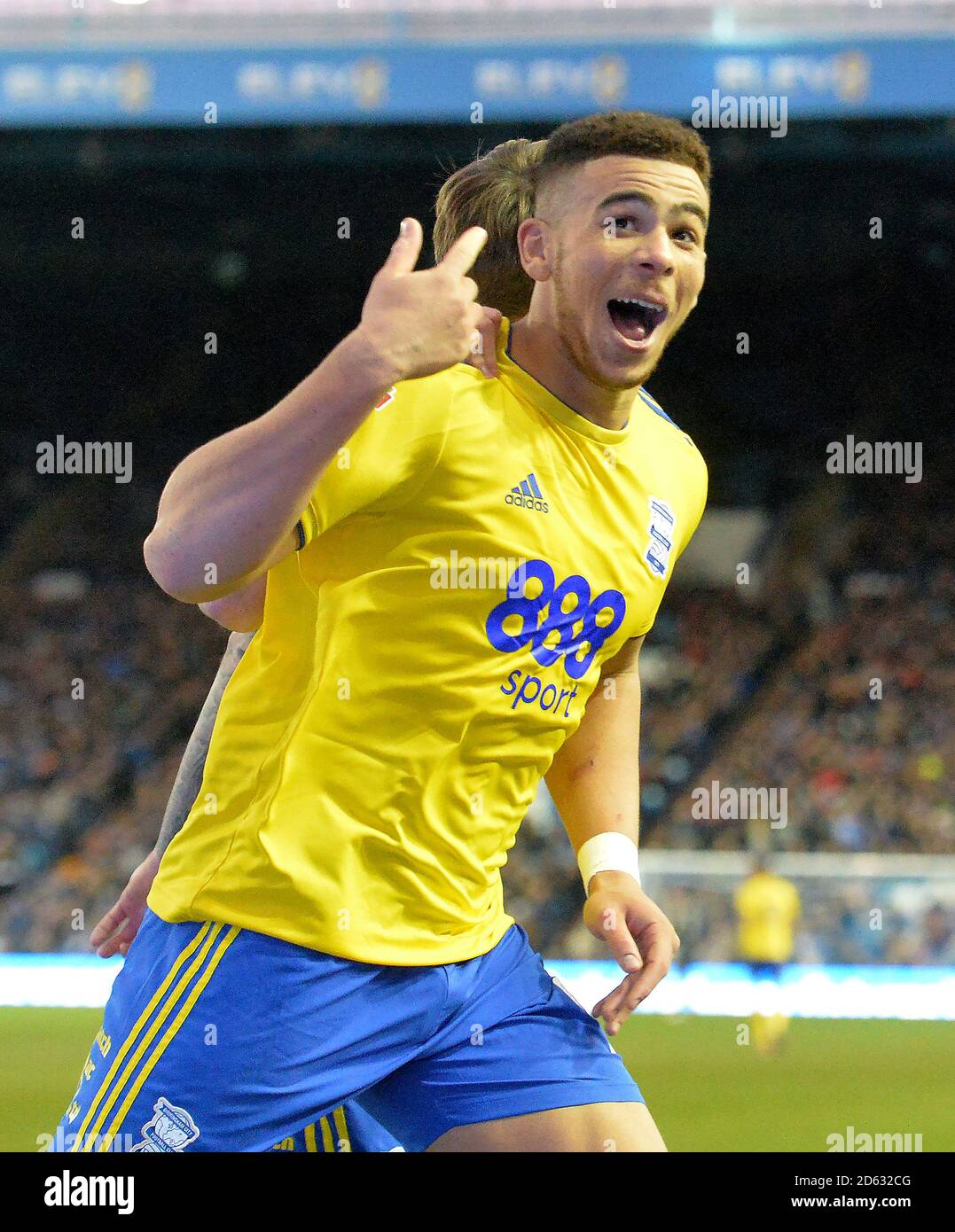 Birmingham citys che adams celebrates scoring hi-res stock photography ...