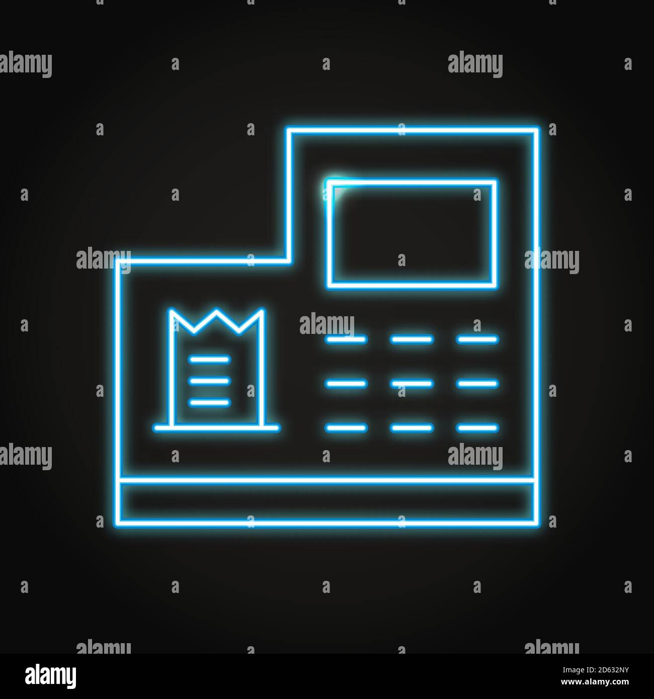 Cash finance money neon Stock Vector Images - Alamy