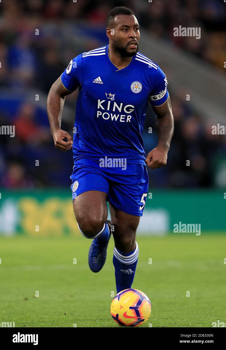 Leicester City's Wes Morgan Stock Photo - Alamy
