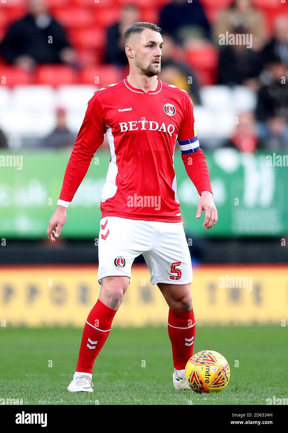 Charlton Athletic's Patrick Bauer Stock Photo - Alamy