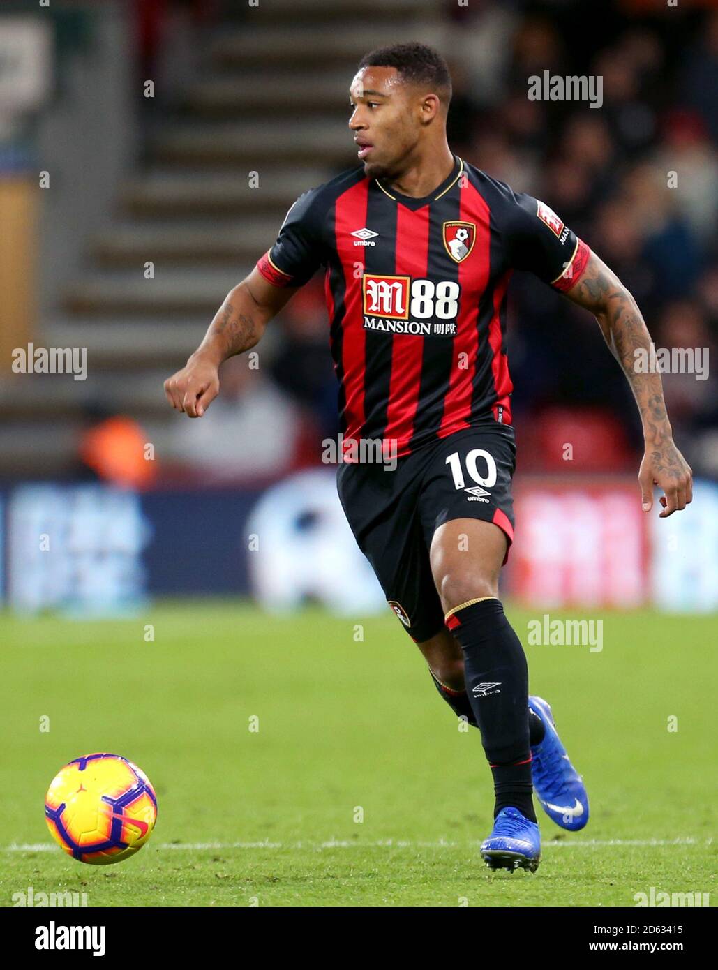 Bournemouth's Jordon Ibe in action during the Premier League Match at ...