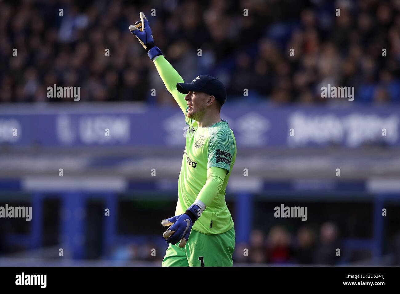 Everton goalkeeper Jordan Pickford Stock Photo - Alamy