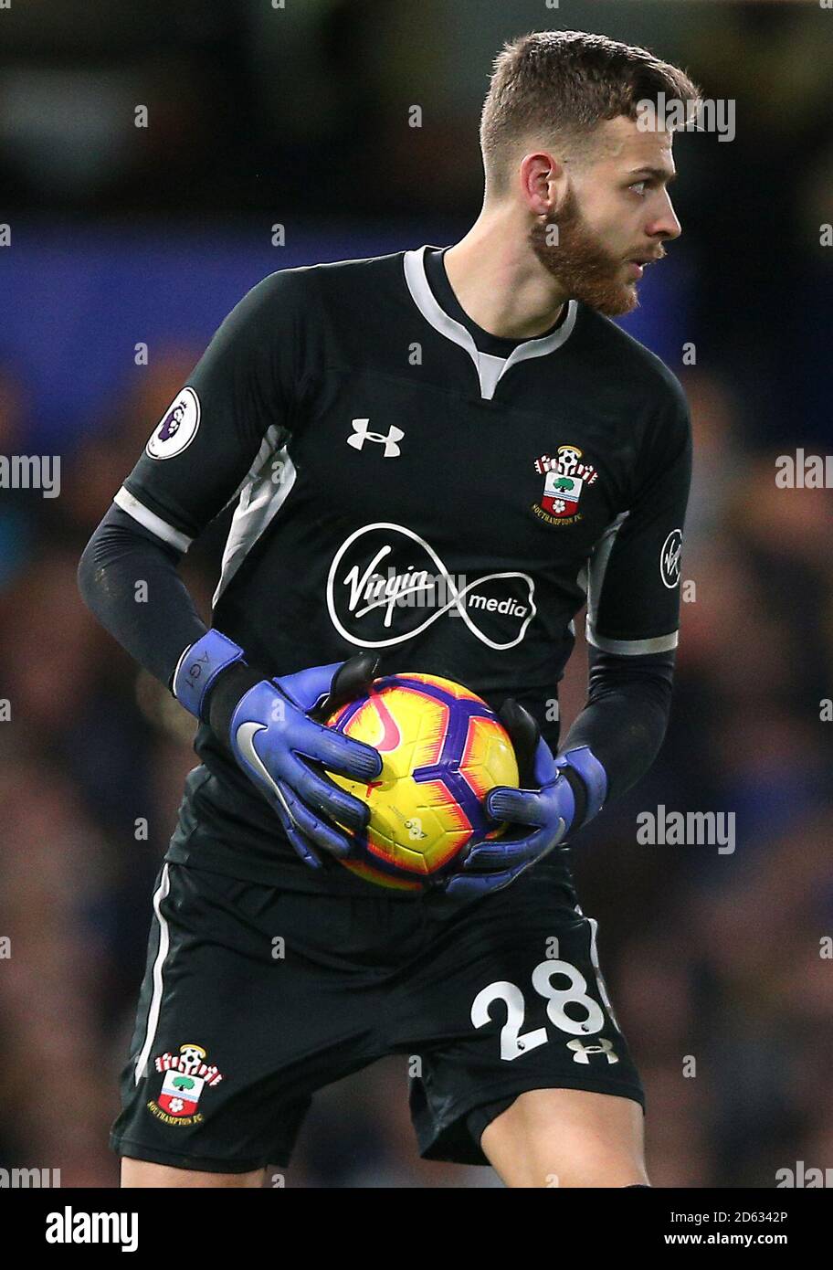 Southampton goalkeeper Angus Gunn Stock Photo - Alamy