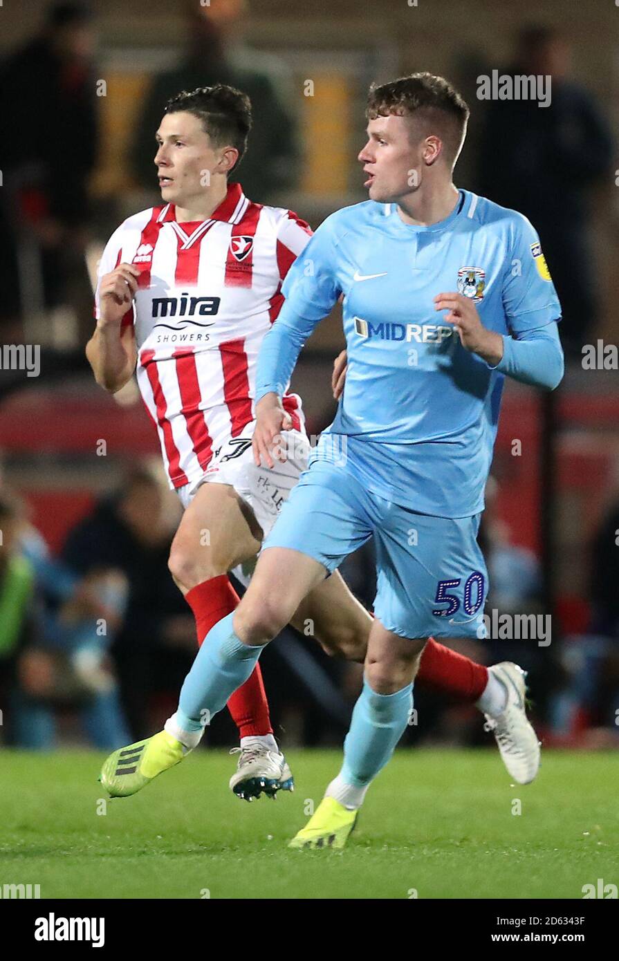 Coventry City's Jack Burroughs in action Stock Photo - Alamy